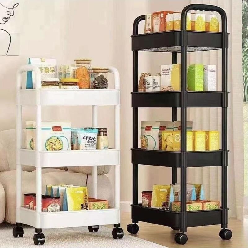 JJ 3/4/5 Layer Trolley Cart Organizer StorageShelf Moving Rack - TikTok ...