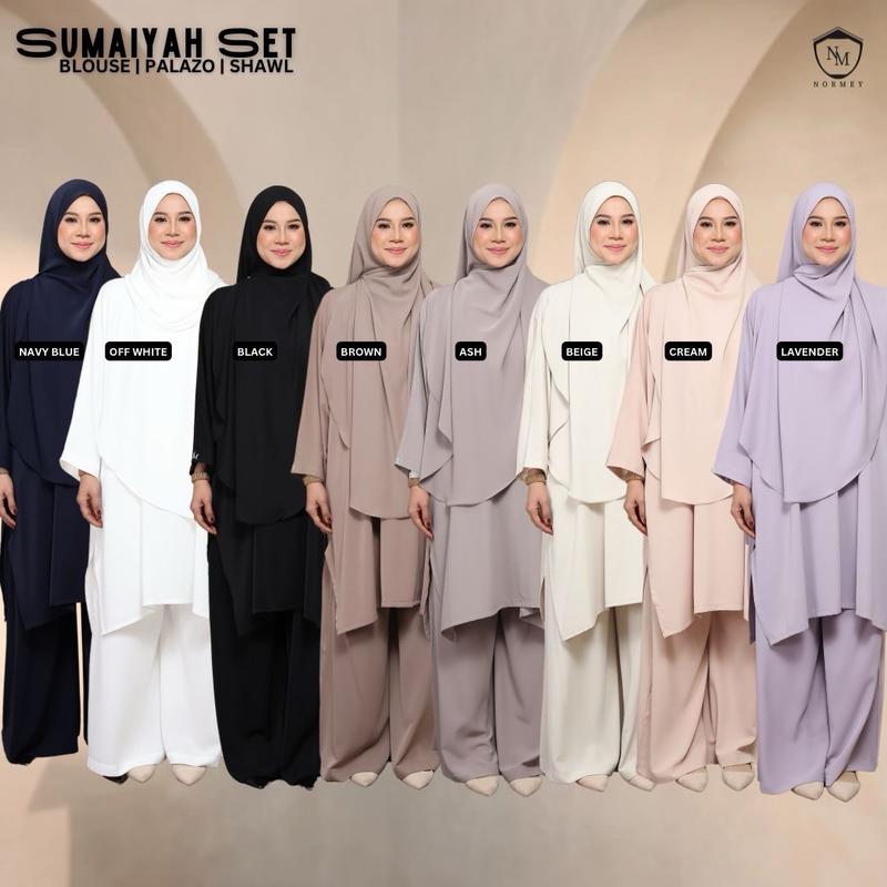 NORMEY Sumaiyah Set Series - TikTok Shop Malaysia
