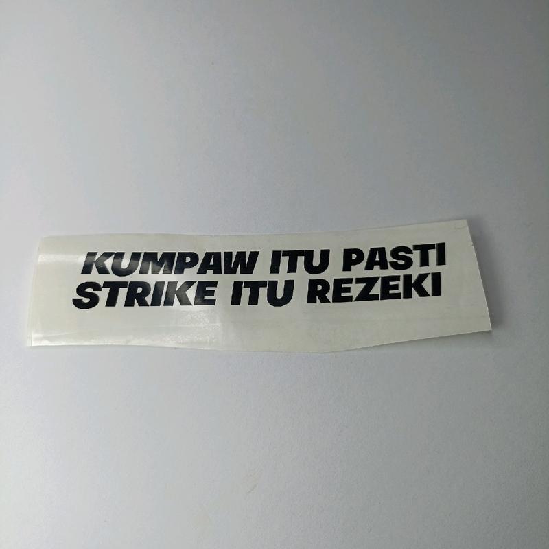 Sticker Kumpaw itu pastii - TikTok Shop Malaysia