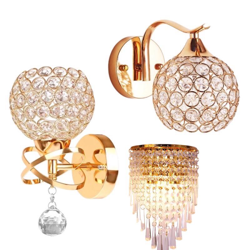 804 Crystal wall light modern wall lamp crystal pendant wal - TikTok ...