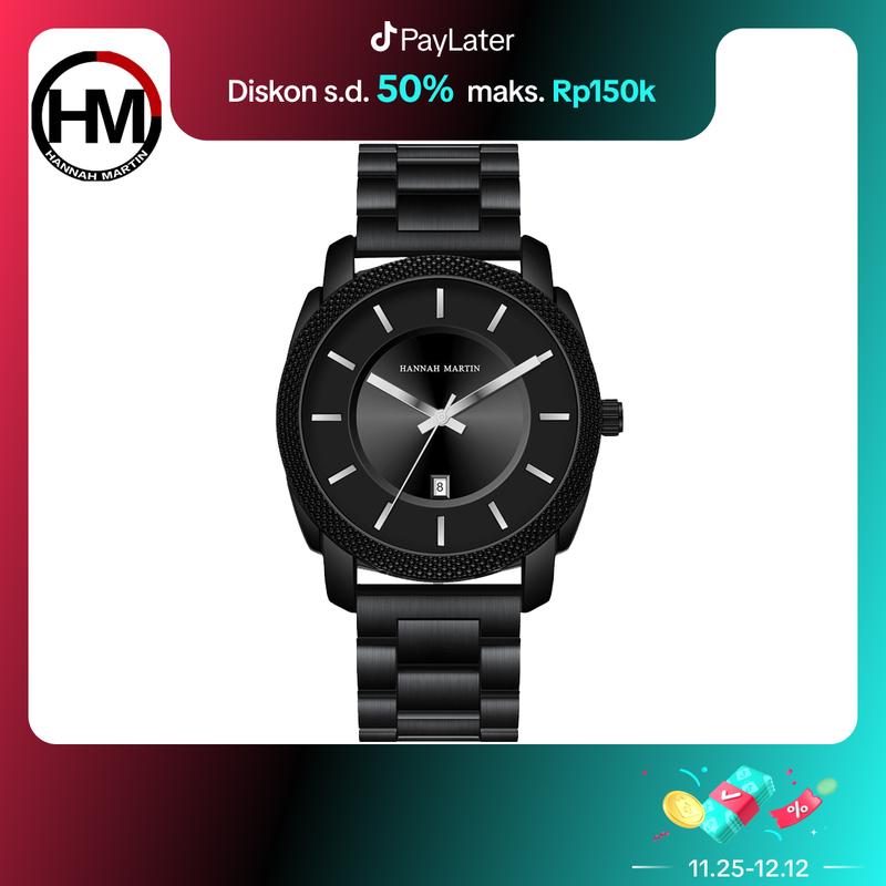 HANNAH MARTIN 1452 Jam Tangan Pria 100% Original Premium Tahan - Shop ...