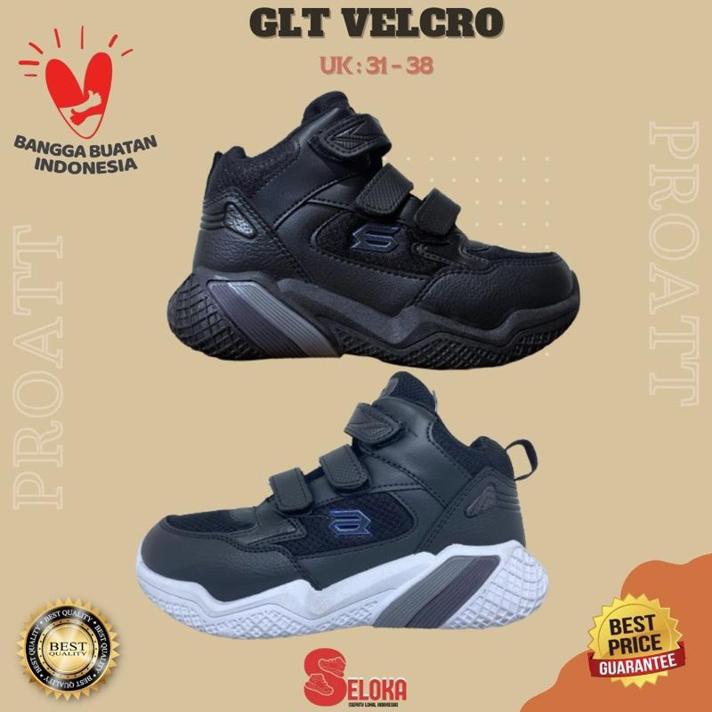 Sepatu Sekolah Pro Att GLT 215 Velcro Hitam Putih Sepatu Ana - Shop ...