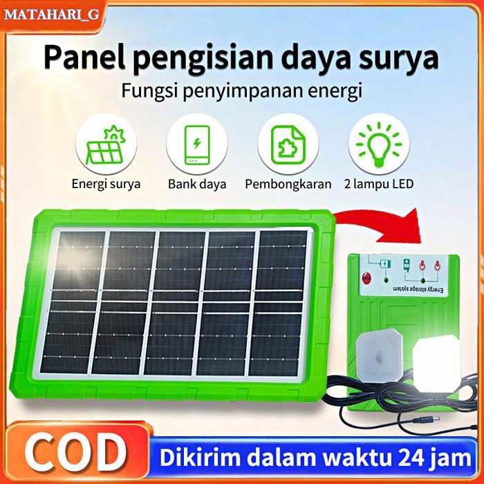 Promo Garansi 5 tahun Panel Surya Darurat Portable Power Bank Tenaga ...