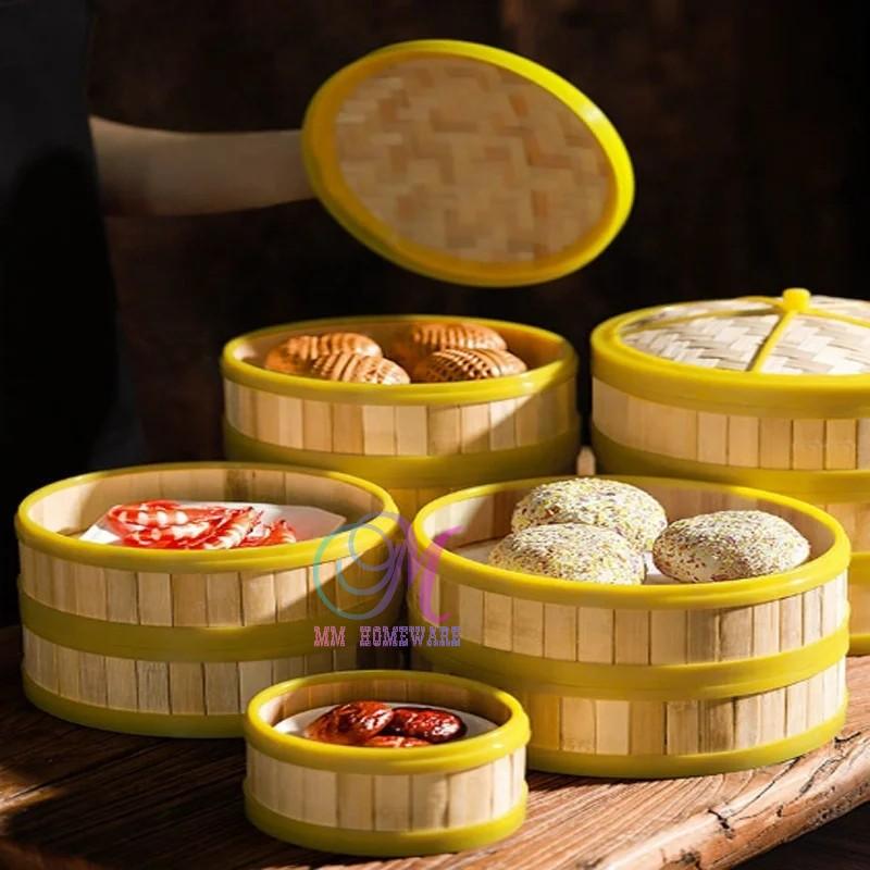 Bamboo Steamer Basket Dim Sum Steamer Basket / Bakul Dim Sum Bakul ...