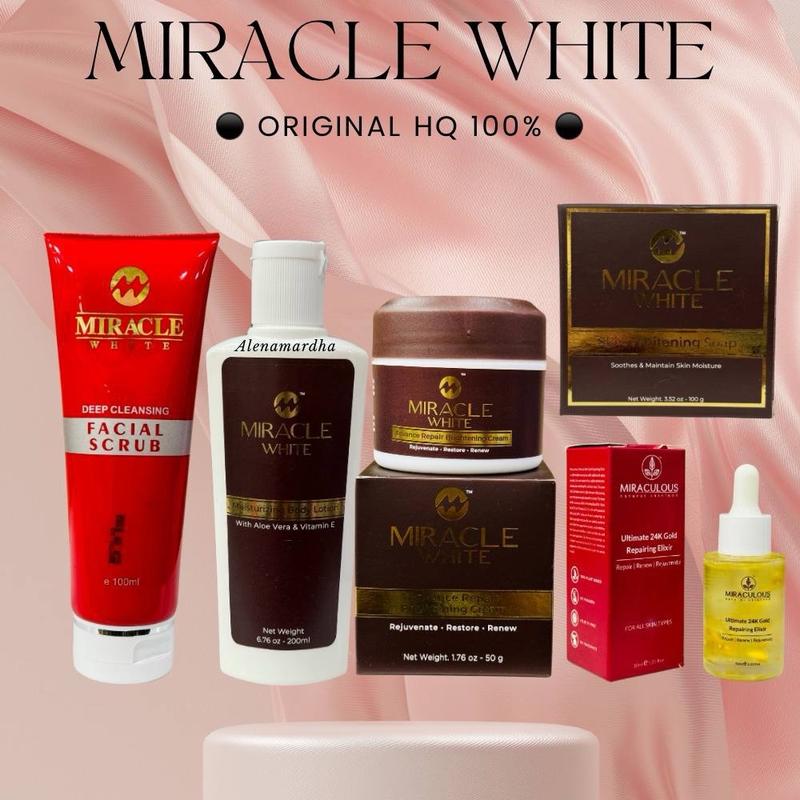 MIRACLE WHITE MIX ITEM | LOTION | CLEANSER | SCRUB | CREAM - TikTok ...