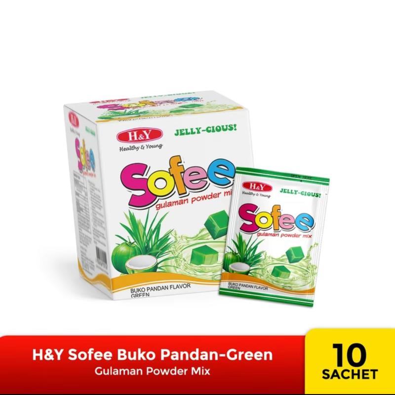 Factory direct sales H&Y Sofee Jelly Powder Mix Buko Pandan Flavor ...
