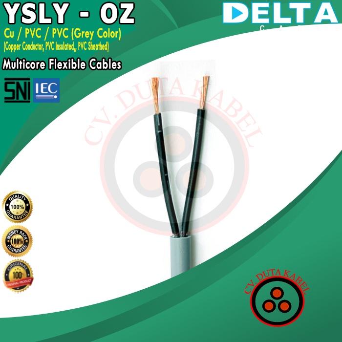 Jual Kabel YSLY-OZ 2x1,5 mm2 (50m) DELTA /2x1,5mm2/2x1.5 mm2/2x1.5mm2/2 ...