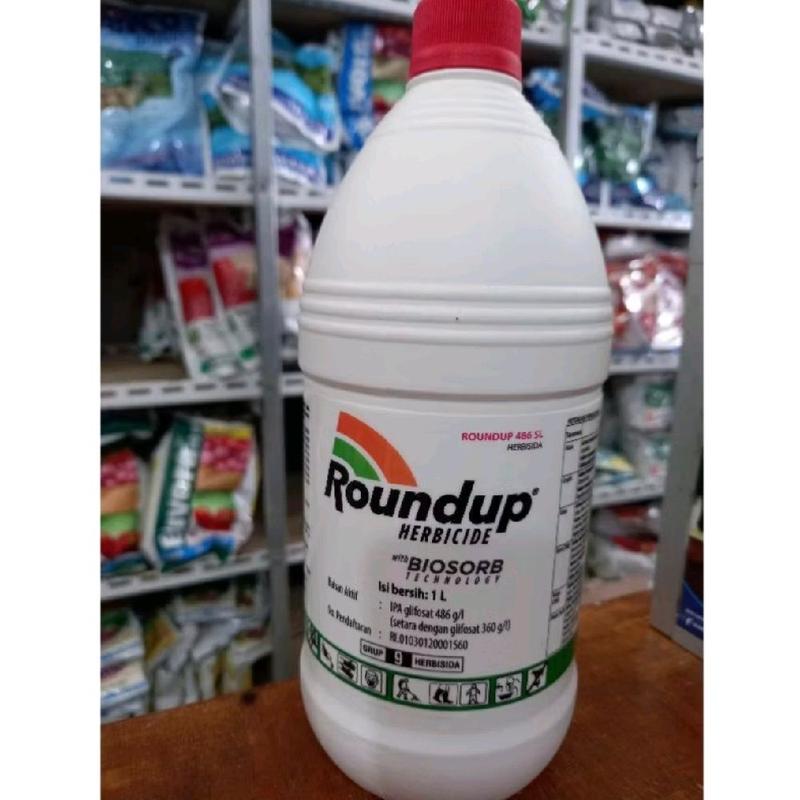ROUNDUP 486 SL 1 LITER Pembasmi Rumput Original/ Racun Rumput/ - Shop ...