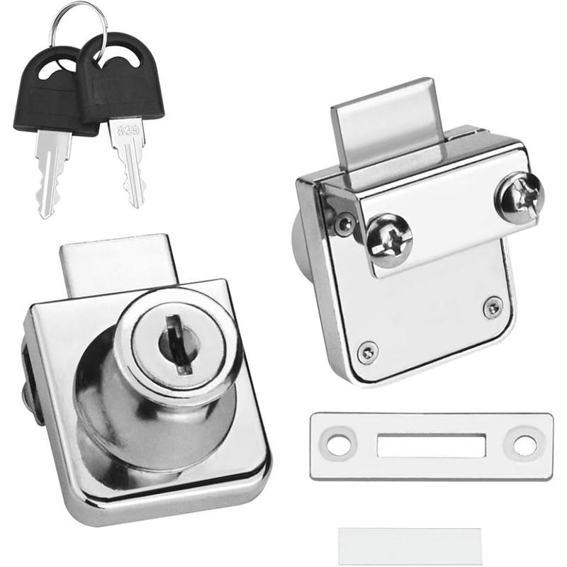 MKR Single Door Glass Cabinet Door Lock Cam Key Showcase Display ...