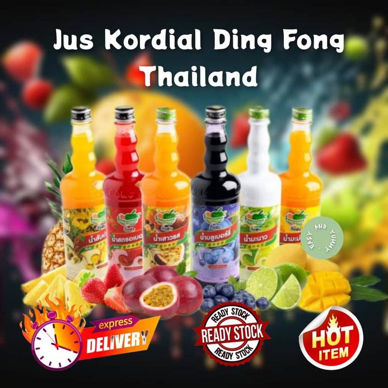 [EASY&YUMMY] STOCK CLEARANCE Ding Fong Kordial Ice BLended Flavour ...