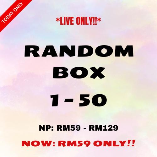 [RANDOM BOX - 1-50, 49.99 ONLY - LIVE ONLY!!] [NO RETURN! NO - TikTok ...
