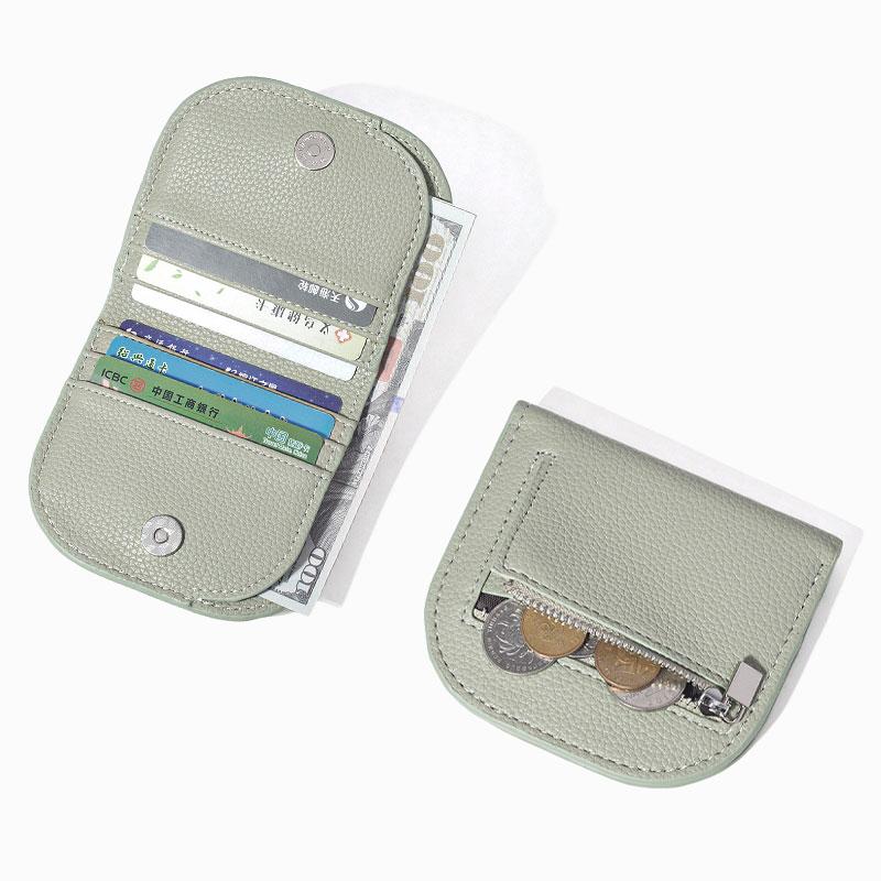 Korean Version Of Women's Wallet Short Lychee Pattern Mini Simple ...
