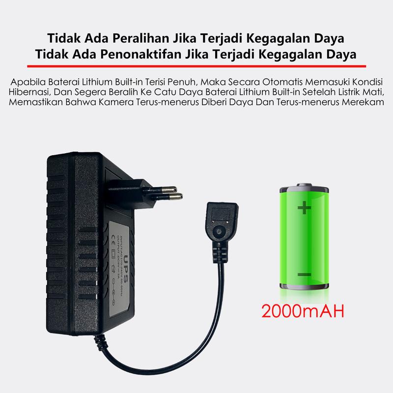 XIHANCAM UPS Mini Adaptor Daya UPS 5V Adaptor Power Mini UPS CCTV ...