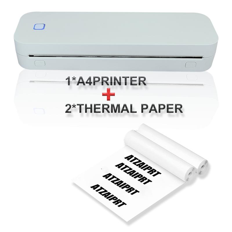 Inkless A4 Thermal Printer Photo PDF Documents Wireless Tattoo - TikTok Shop Singapore