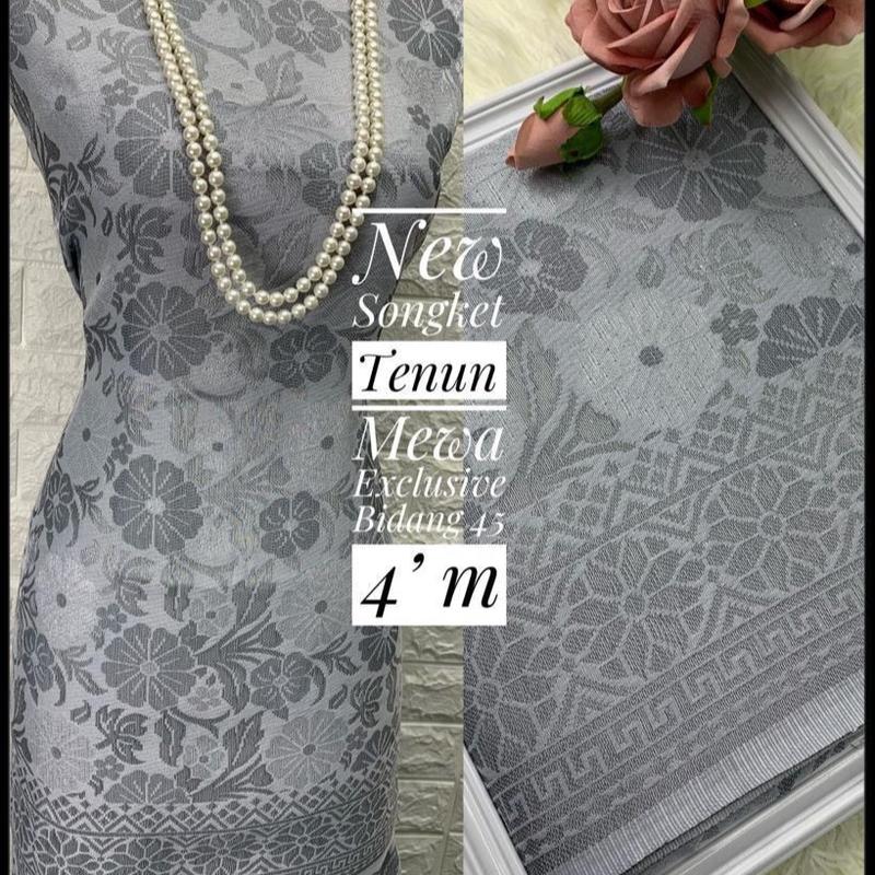 Songket tenun bunga penuh exclusive - TikTok Shop Malaysia
