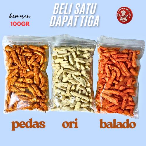 Basreng Renyah Beli 1 Dapat 3 Varian Berbeda Bundling 300gr Snacks ...