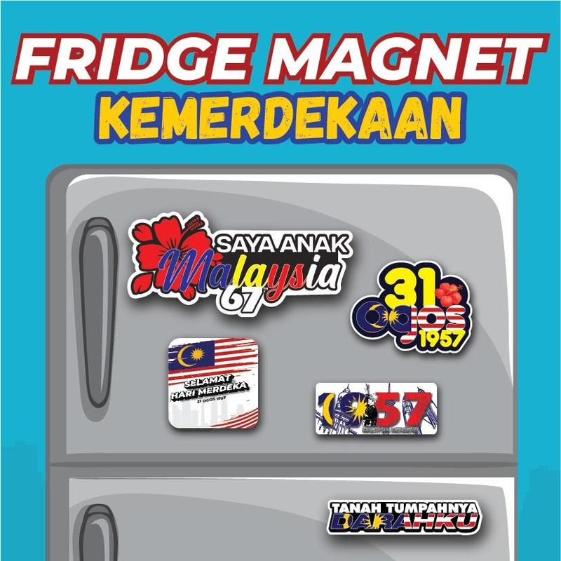 READY DESIGN FRIDGE MAGNET MERDEKA MALAYSIA - TikTok Shop Malaysia