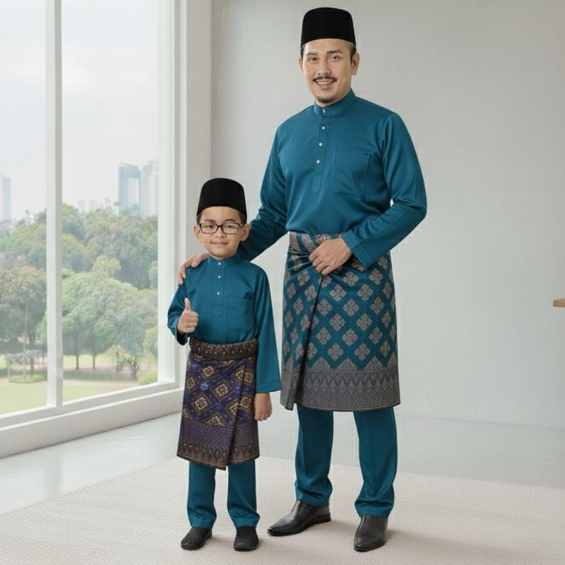 Set Baju Malayu Size 2-3XL, Ready stok 24 Hours Delivery sli - TikTok ...