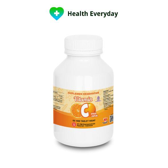 VITAMIN C 25mg Rasa Jeruk isi 1000s/Botol - PIM vitamin c - Shop ...