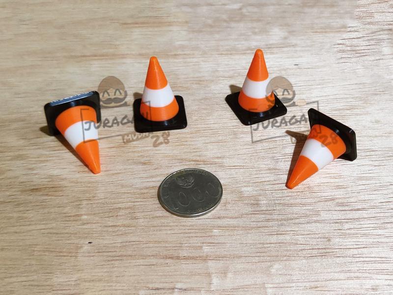 Maket Cone Jalan Raya Miniatur Diorama Kerucut Lalu Lintas 3 - Shop ...