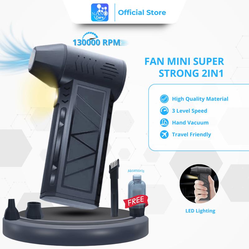 Nano Care Jet Fan Turbo/Mini Turbo Jet Fan Turbo 2IN1 3 Gear Adjustable ...