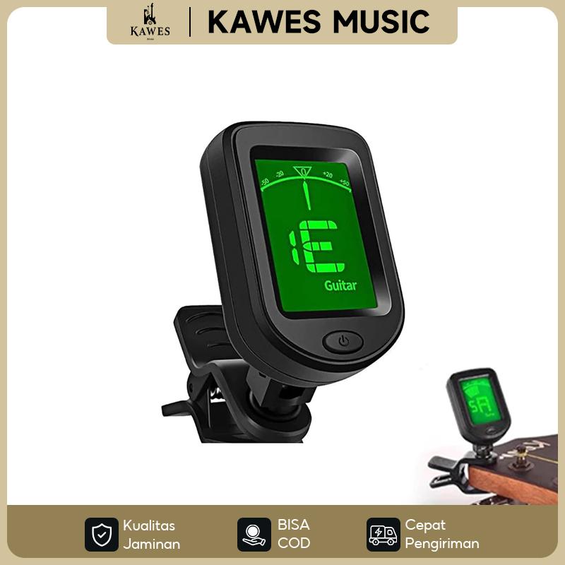 KAWES Gitar Akustik Tuner Ukulele Tuner Alat Stem Gitar Digital - Shop ...