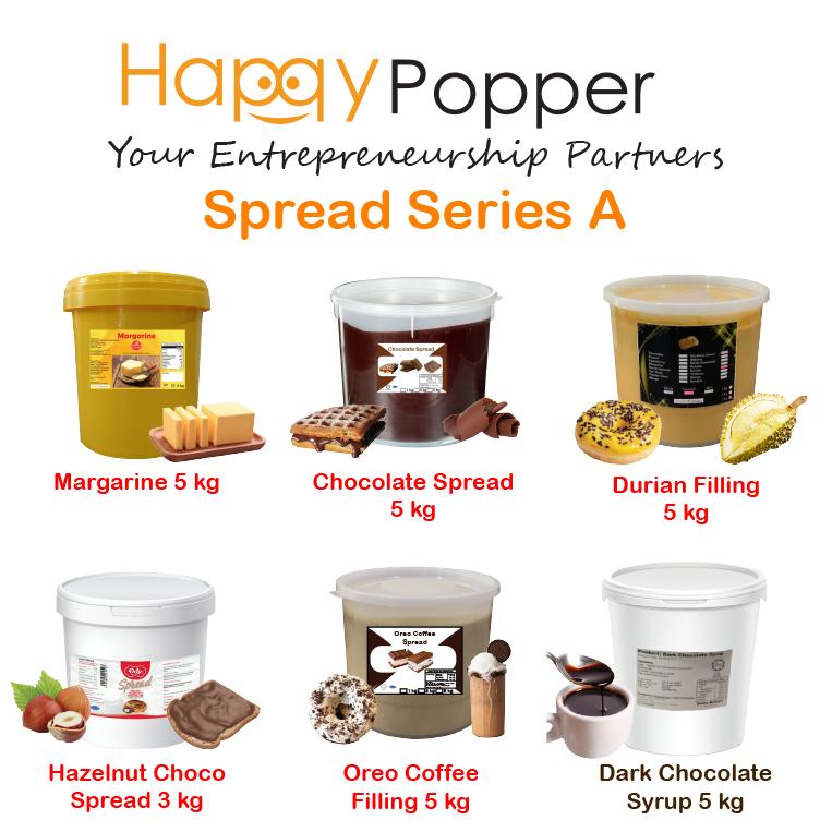 Happypopper Durian Butter Hazelnut Chocolate Oreo Coffee Spread ...