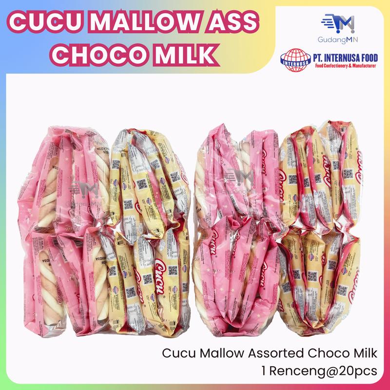 Permen Cucu Marsmallow Assorted Choco Milk. 1 Pack (20 pcs) - Shop ...