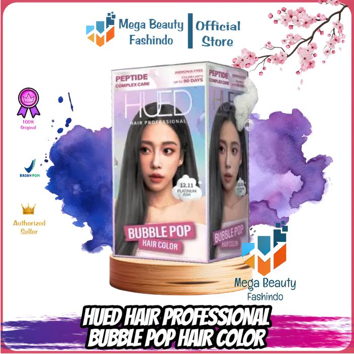 Jual HUED Hair Professional BUBBLE Pop Hair Color 120ml | Pewarna | Cat ...