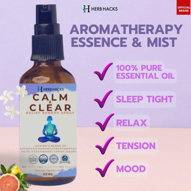 Calm & Clear Essential Oil Aromatherapy For Relaxation, Sleep, - TikTok ...