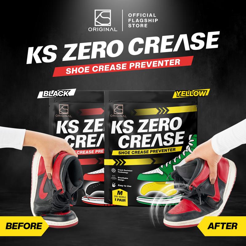 KS ZERO Crease Sneakers Toe Cap Support Anti Crease Shoes Wrinkle-Free ...