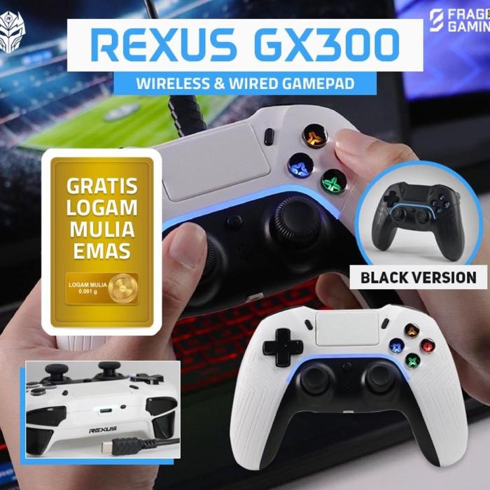 Jual Rexus GX300 Bluetooth Gamepad Gladius GX-300 - Jakarta Utara ...