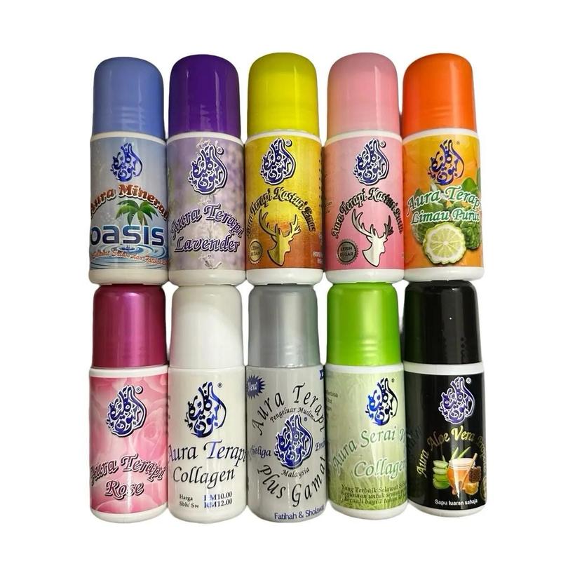Aura Terapi Roll On 80ml - Essential Oil Geliga Embun Koko - TikTok ...