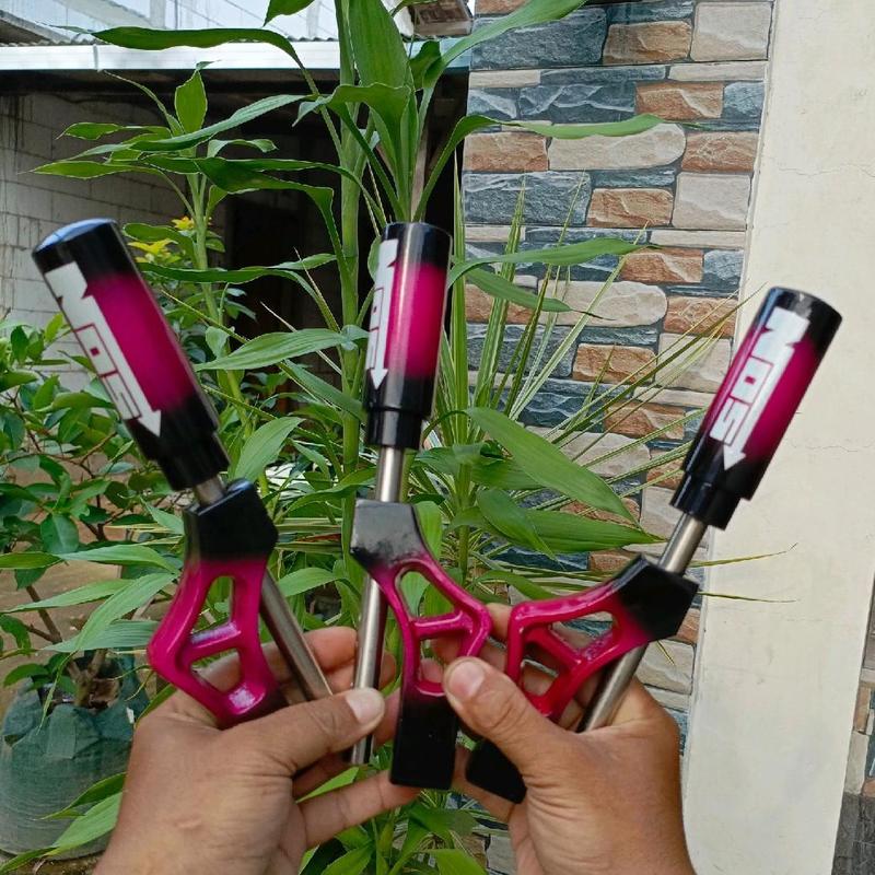 Tuas Perseneling Extender Black Pink Stainless Lengkap Kunci - Shop ...