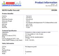 Jual HEPES buffer free acid, 25 gr, (RM380), Himedia - Kota Bogor ...