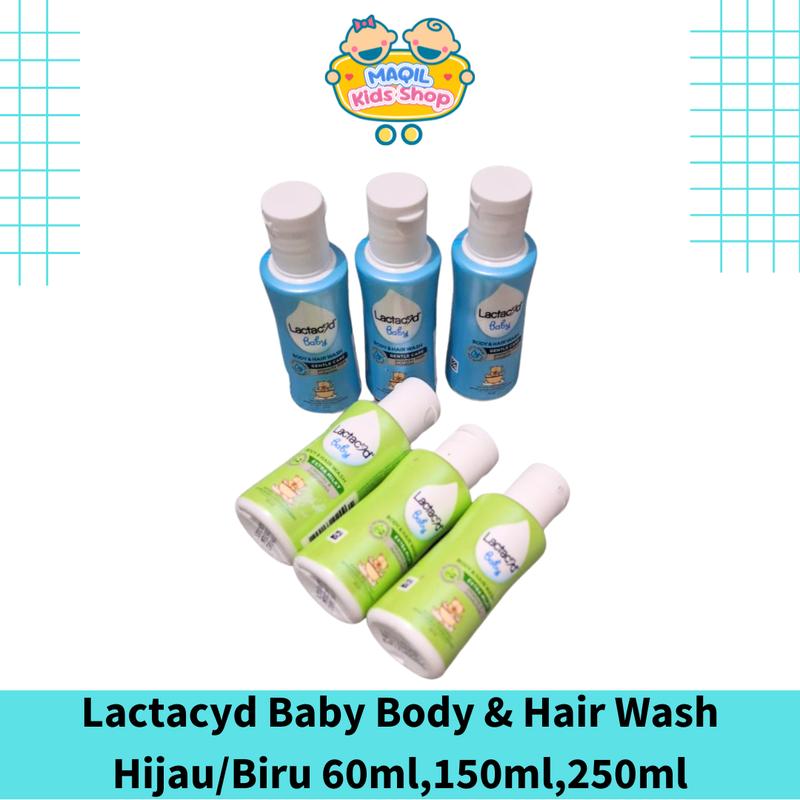 Lactacyd Baby Body & Hair Wash Hijau/Biru 60ml,150ml,250ml - Shop ...