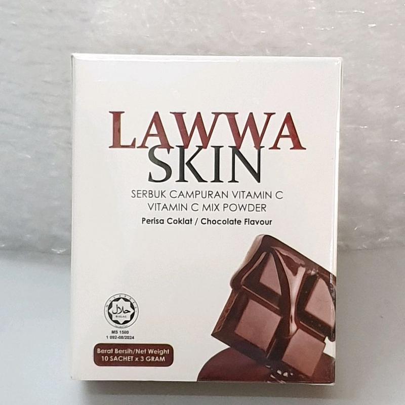 LAWWA SKIN PERISA COKLAT / DARK CHOCOLATE FLAVOUR 10SACHET X - TikTok ...