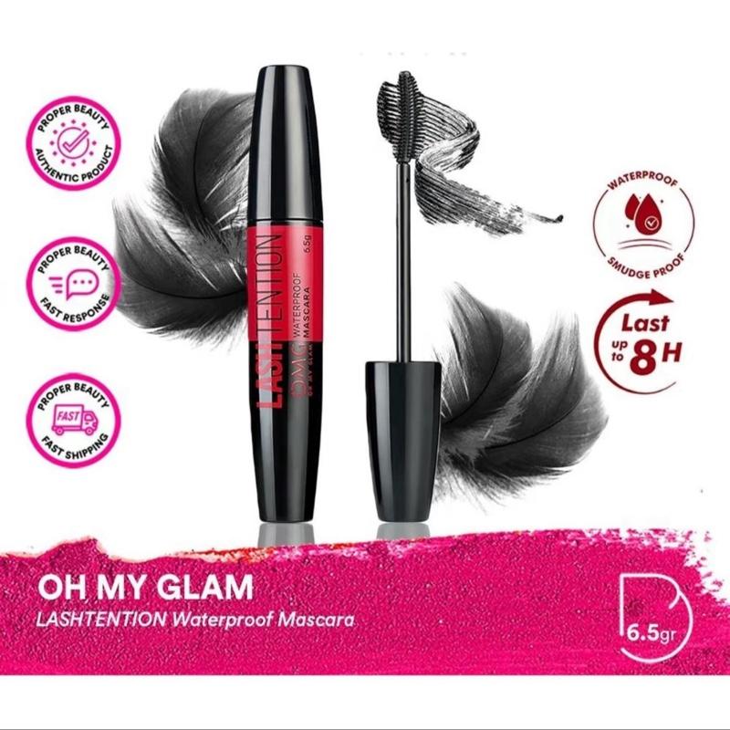 OMG OH MY GLAM LASHTENTION waterproof Mascara 6.5g - Shop | Tokopedia
