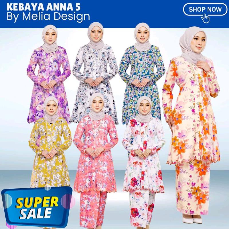 KEBAYA ANNA 5 BY MELIA DESIGN SULAM BIKU JACQUARD SILK PREMIUM - TikTok ...