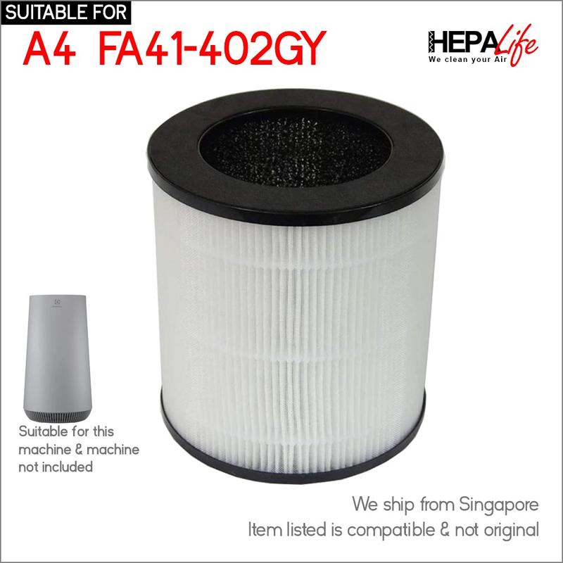 Flow A4 FA41-402GY FA41-403WT FA41-403GN Compatible Hepa & Carbon ...