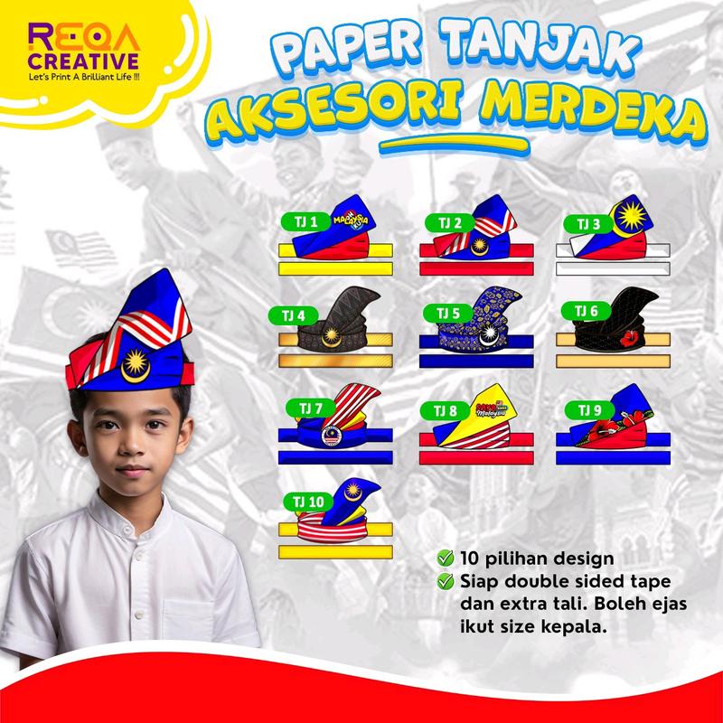 PAPER TANJAK AKSESORI MERDEKA - TikTok Shop Malaysia