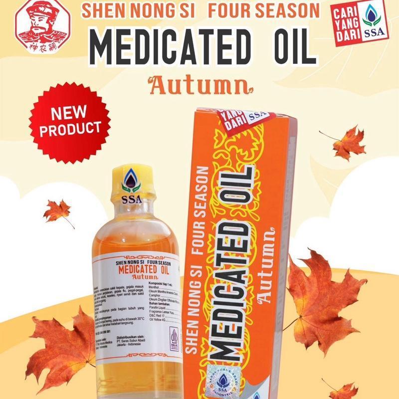 Minyak Angin Four Season Medicated Oil Autumn (6ml/12ml/20ml/40ml ...