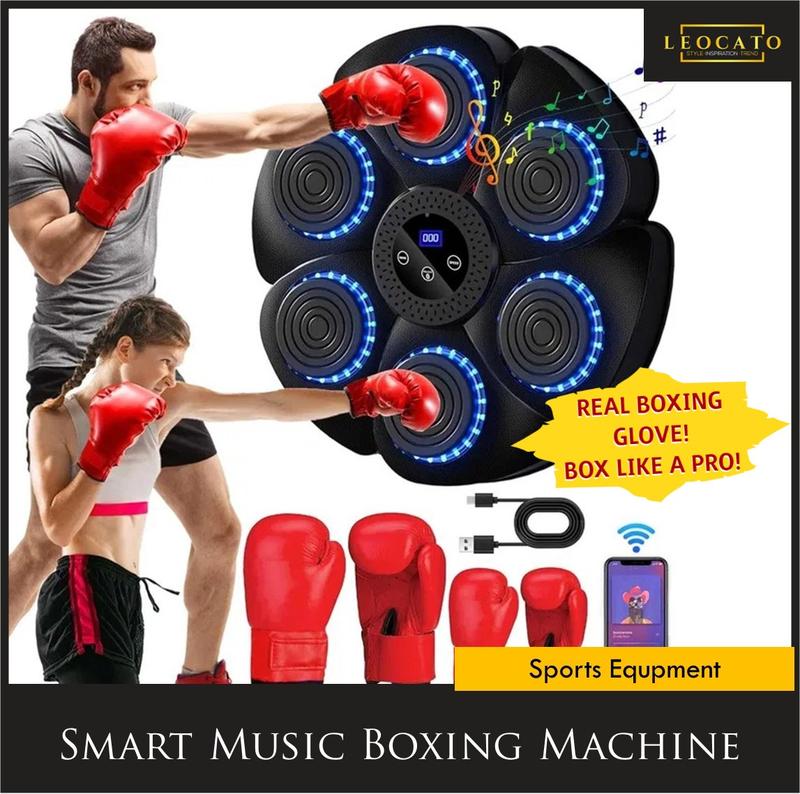 Smart Bluetooth Music Boxing Machine With Boxing Gloves / Wall-Mounted ...
