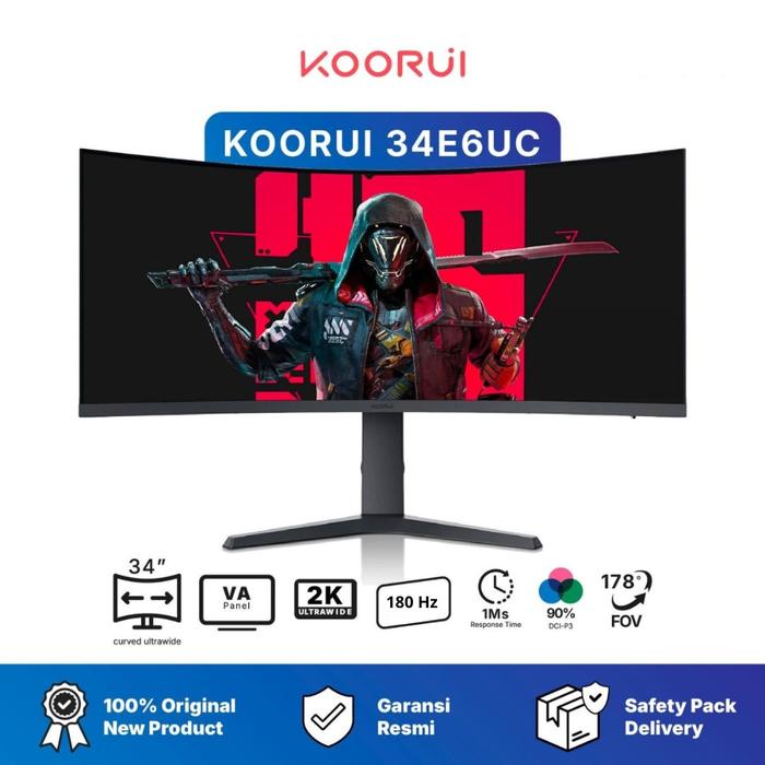 Promo Official Koorui Indonesia - Monitor Koorui 34E6UC - Monitor ...