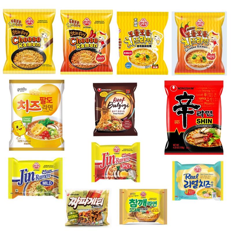 Korean Instant Noodles Pouch - Stir Fry Cheese, Stir Fry Spicy - TikTok ...