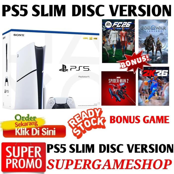 Jual PS5 Console PS5 Slim Disc Version - PS5 Slim Console Digital ...