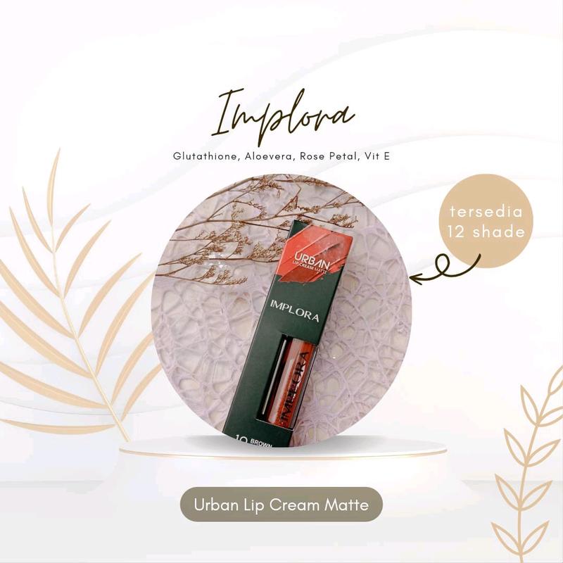 IMPLORA urban lip cream matte original Bpom Lipcream - Shop | Tokopedia