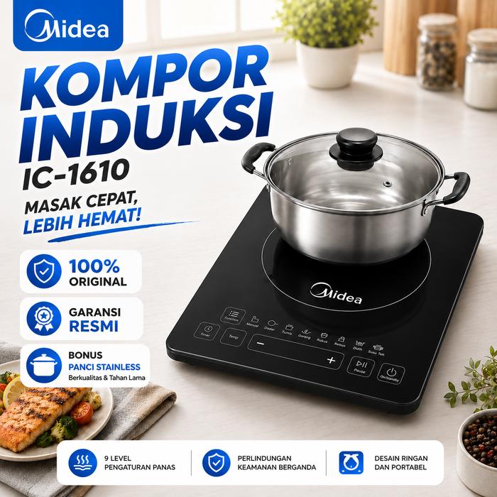 Promo Kompor Induksi MIDEA IC-1610 Hemat Listrik - Kab. Bekasi - Midea ...