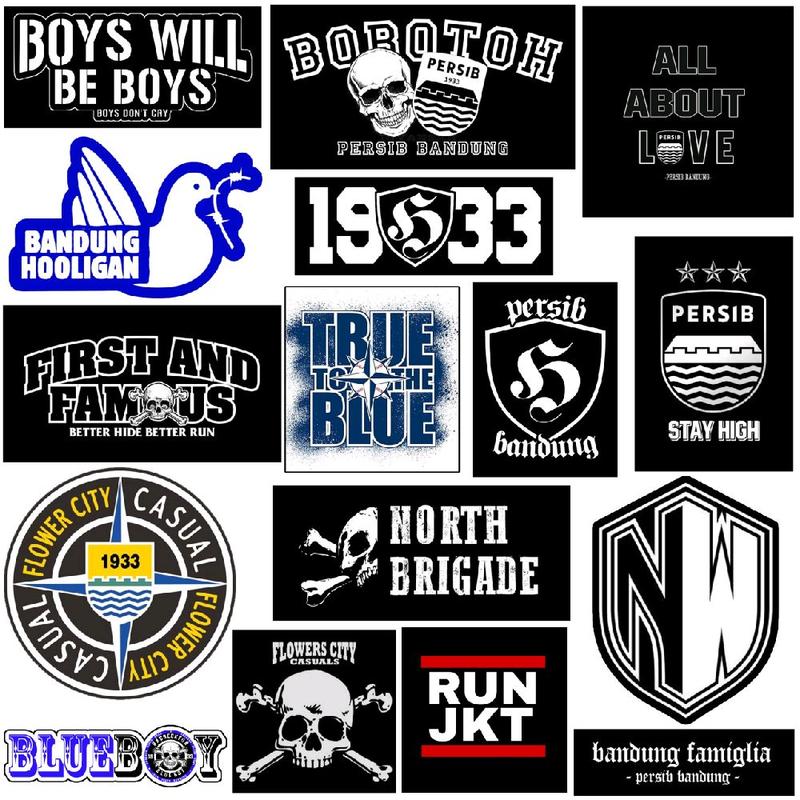 STIKER CASUAL PERSIB BANDUNG ISI 16PCS KEREN - Shop | Tokopedia