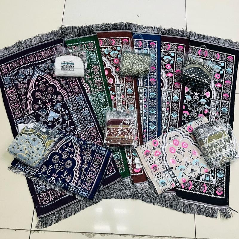Hadiah Sejadah Tenun 35x70cm With Transparent Bag Prayer mat - TikTok ...